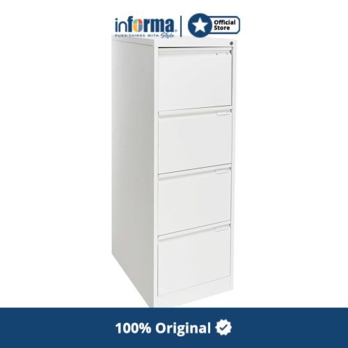 Jual Filling Informa - Lemari Besi - Filing Cabinet 4 Drawer White ...