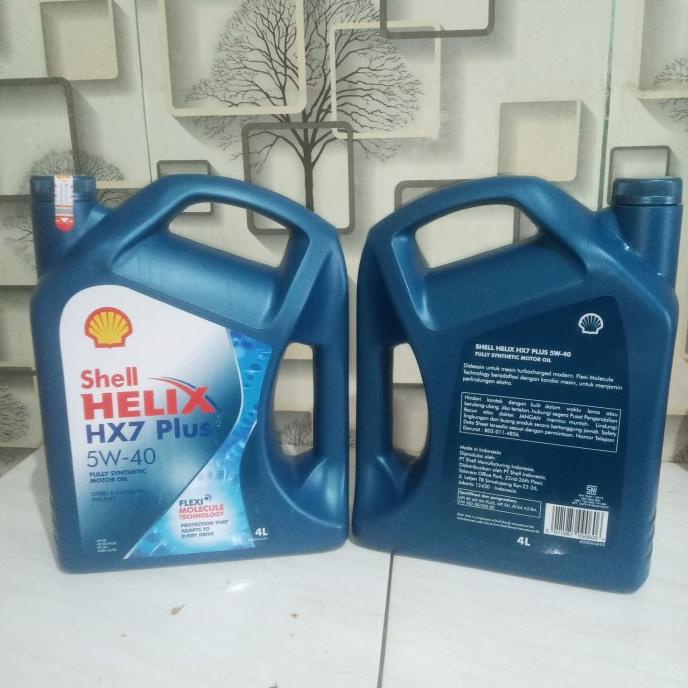 Jual Oli Shell Helix Hx7 Plus 5W-40 4 Liter | Shopee Indonesia
