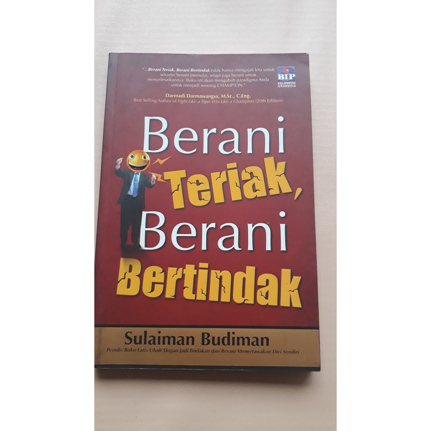 Jual BUKU BEKAS ORIGINAL (MOTIVASI) Berani Teriak Berani Bertindak ...
