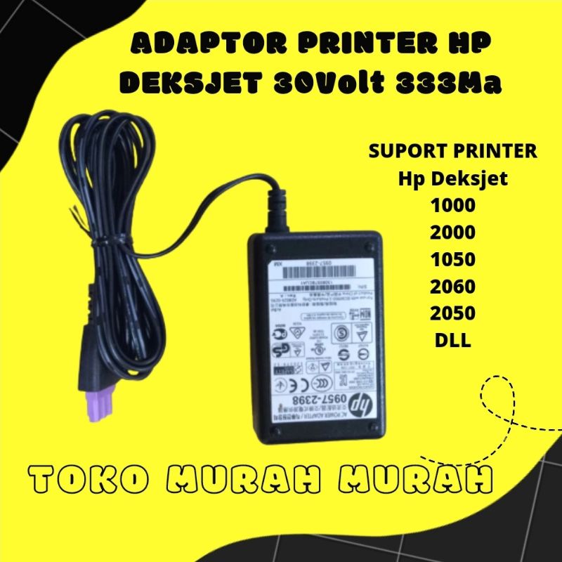 Jual Adaptor Power Supply Printer Hp Deskjet 1000 1050 2000 2060 2050 ...