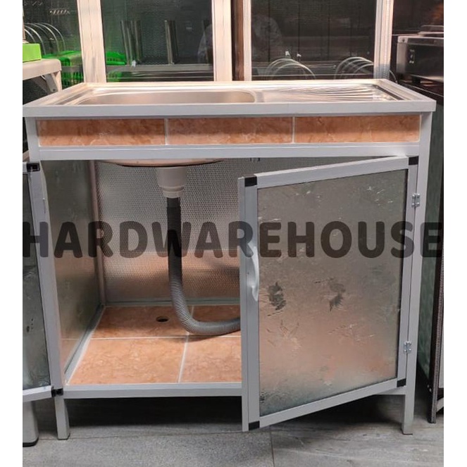 Jual Meja Wastafel Cuci Piring Dapur Portable Keramik Aluminium ...