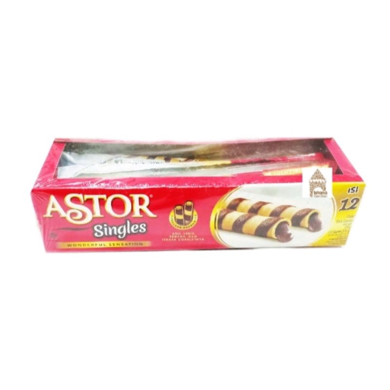 Jual Astor Stick Wafer Cokelat Roll Singles (Isi 12 Pcs) | Shopee Indonesia