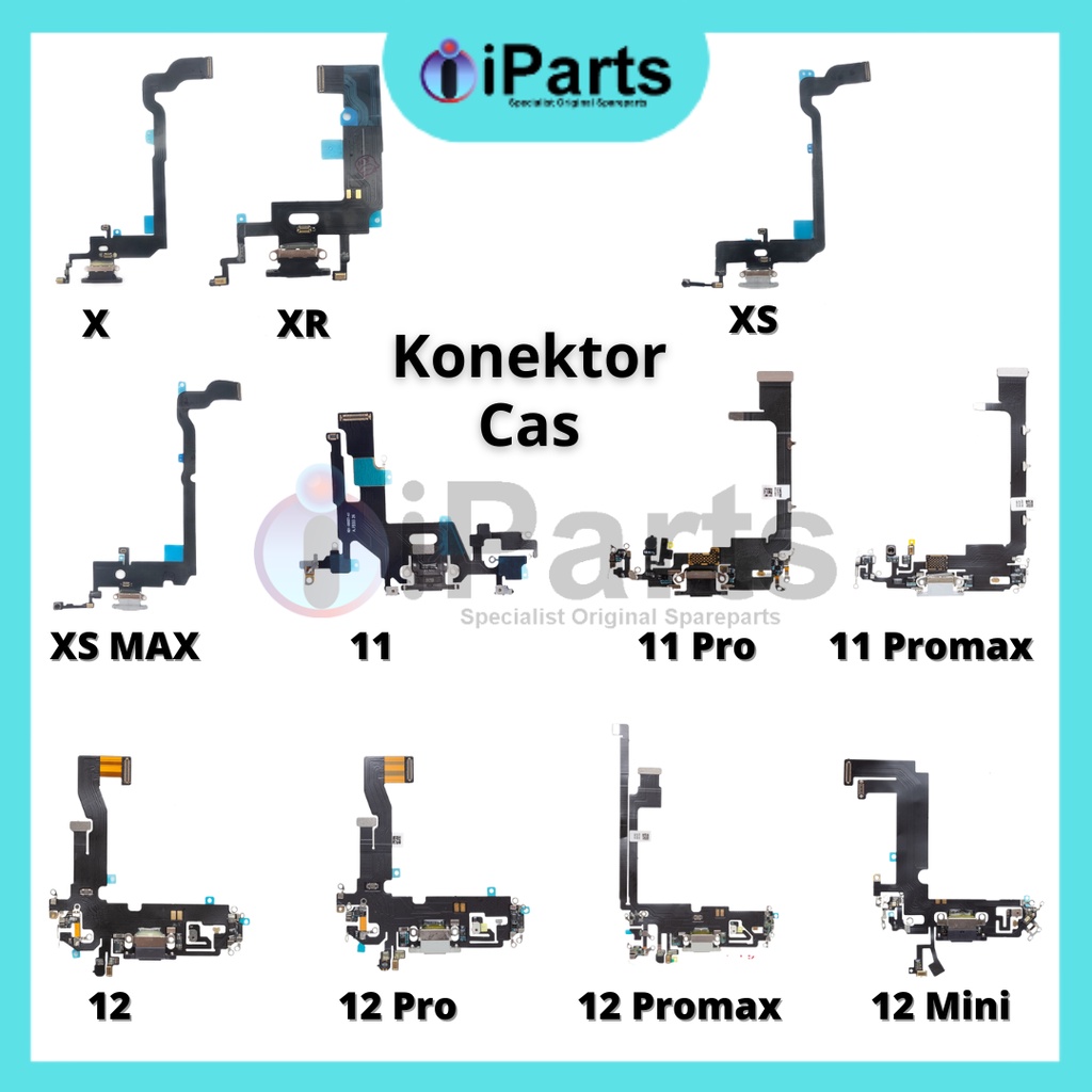 Jual Flexible Konektor Cas iPhone XR XS XSMAX 11 12 Mini Pro Promax ...