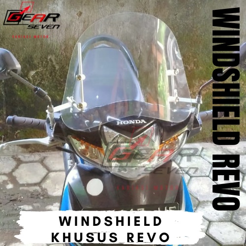 Jual Windshield Motor Revo Revo Fi Revo Abs Revo fit Apple Visor Tameng ...