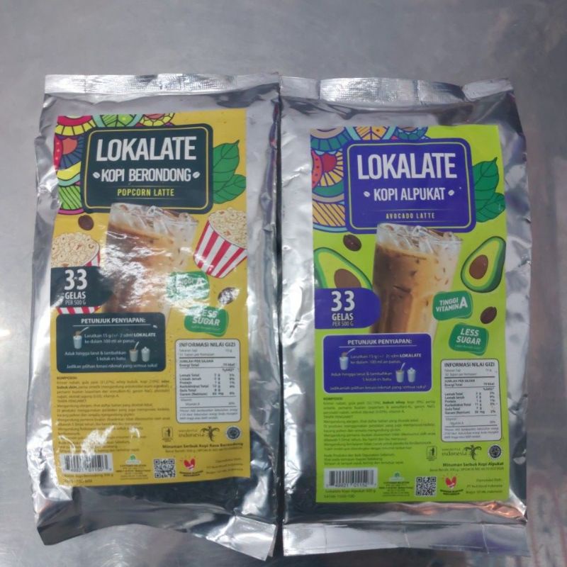 Jual LOKALATE KOPI ALL VARIAN 500GRAM | Shopee Indonesia