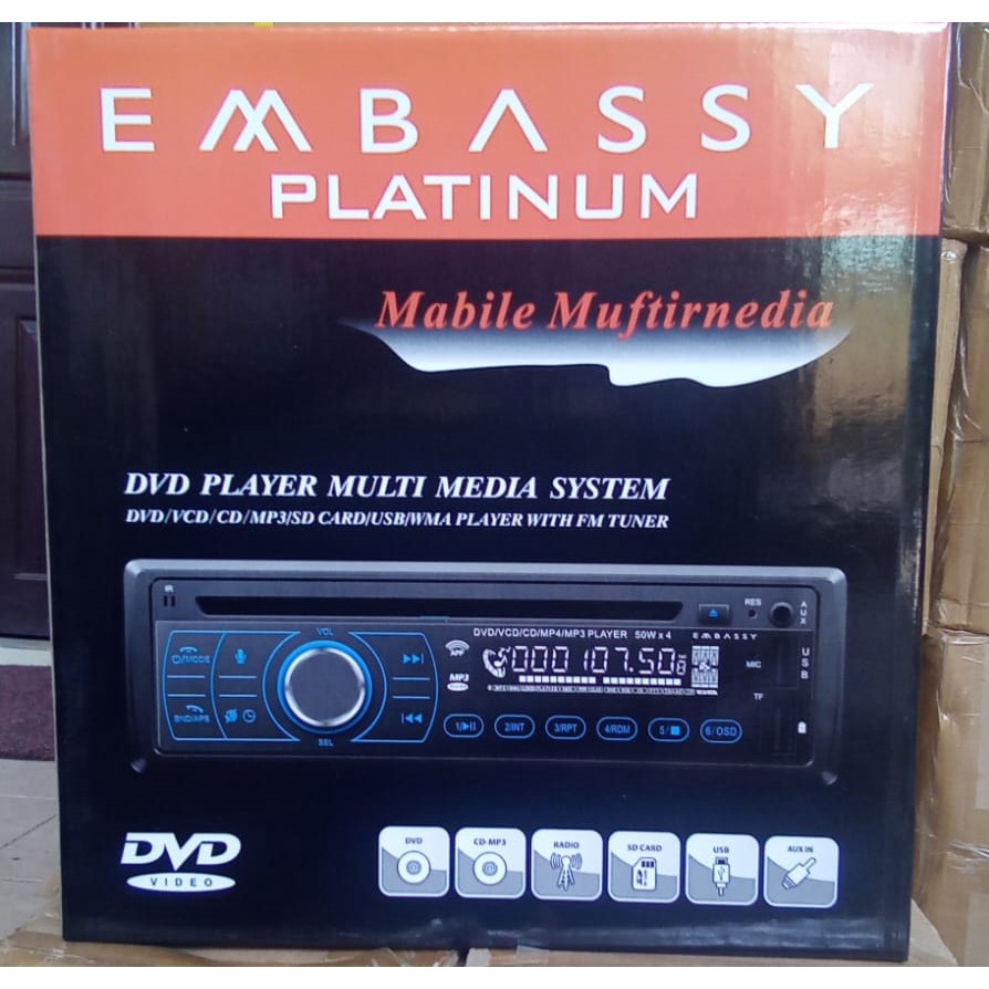 Jual Embasy DVD Tape Mobil Dvd Bluetooth Singledin Bluetooth DVD Mobil ...