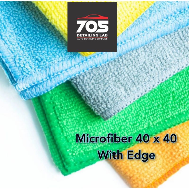 Jual Kain Lap Microfiber 40 x 40 cm WITH EDGE 320GSM | Shopee Indonesia