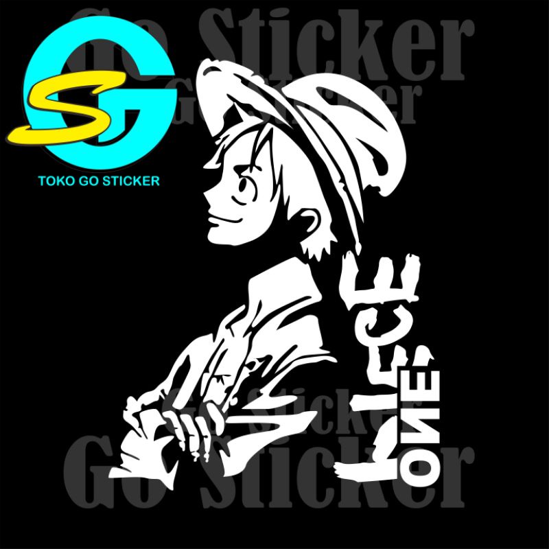 Jual anime cutting sticker one piece | Shopee Indonesia