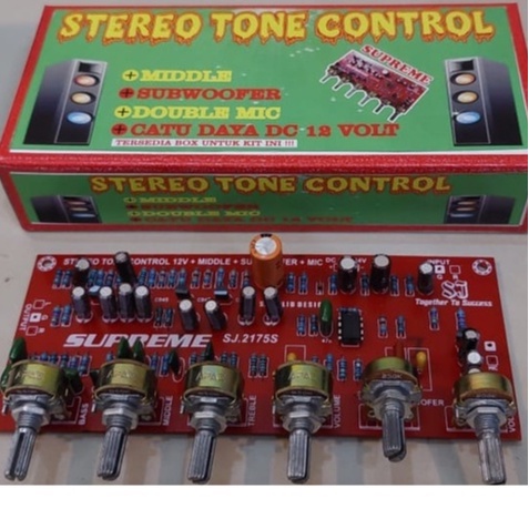 Jual Tone control Stereo Midle + subwofer dc 12v plus MIC | Shopee ...