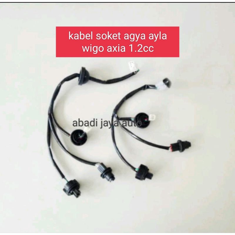Jual kabel soket agya ayla axia wigo 1.2cc tahun 2018 2019 2020 2021 ...