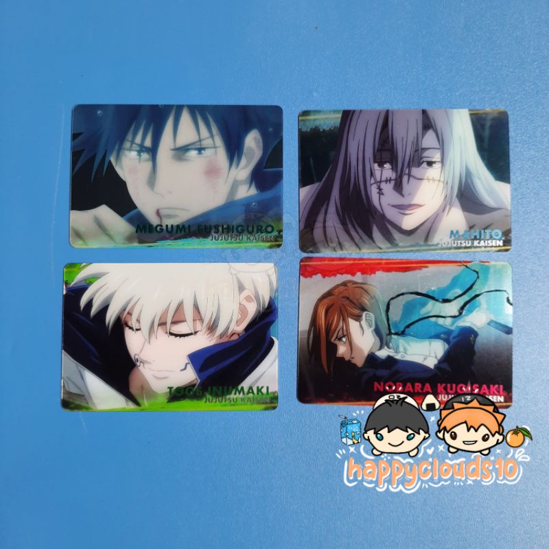 Jual [READY STOCK] JJK JUJUTSU KAISEN SILVER CARD MEGUMI INUMAKI MAHITO ...