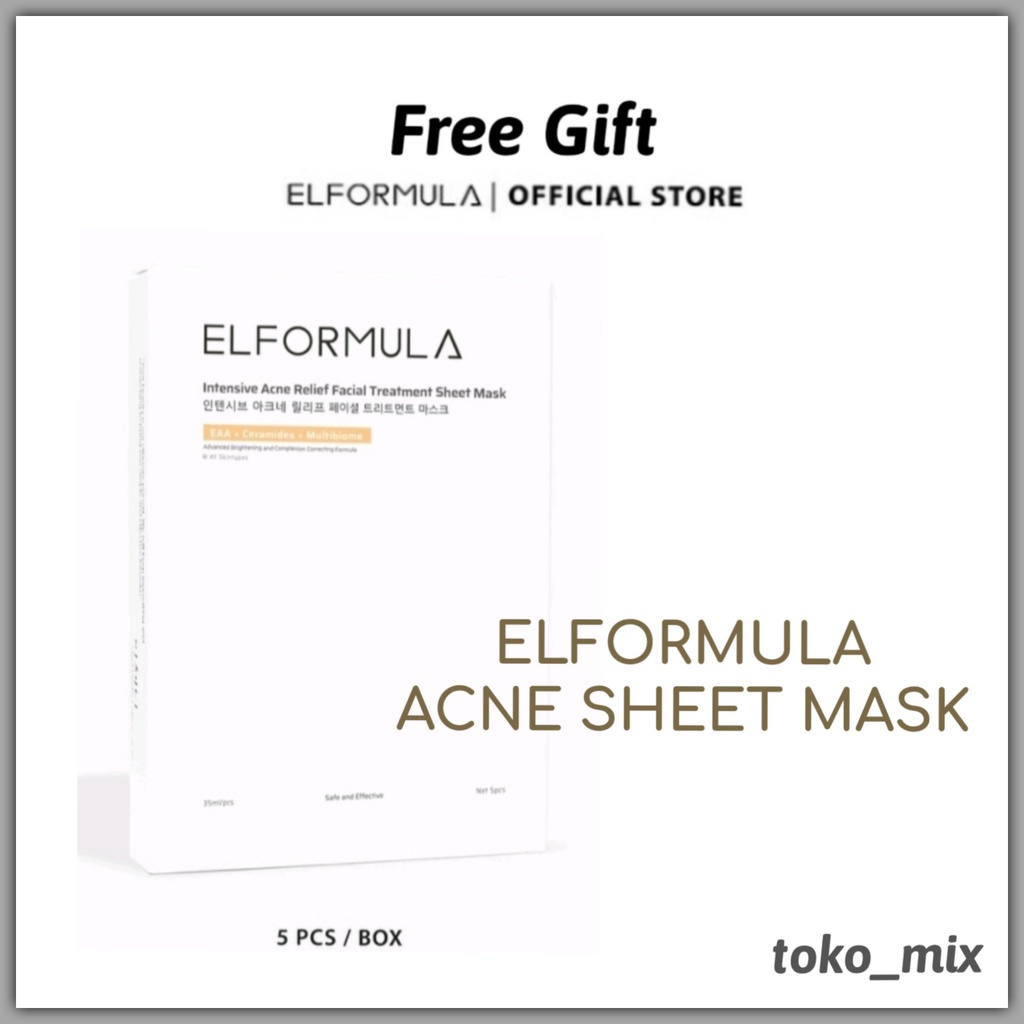 Jual ELFORMULA INTENSIVE ACNE RELIEF FACIAL TREATMENT MASK | ACNE ...