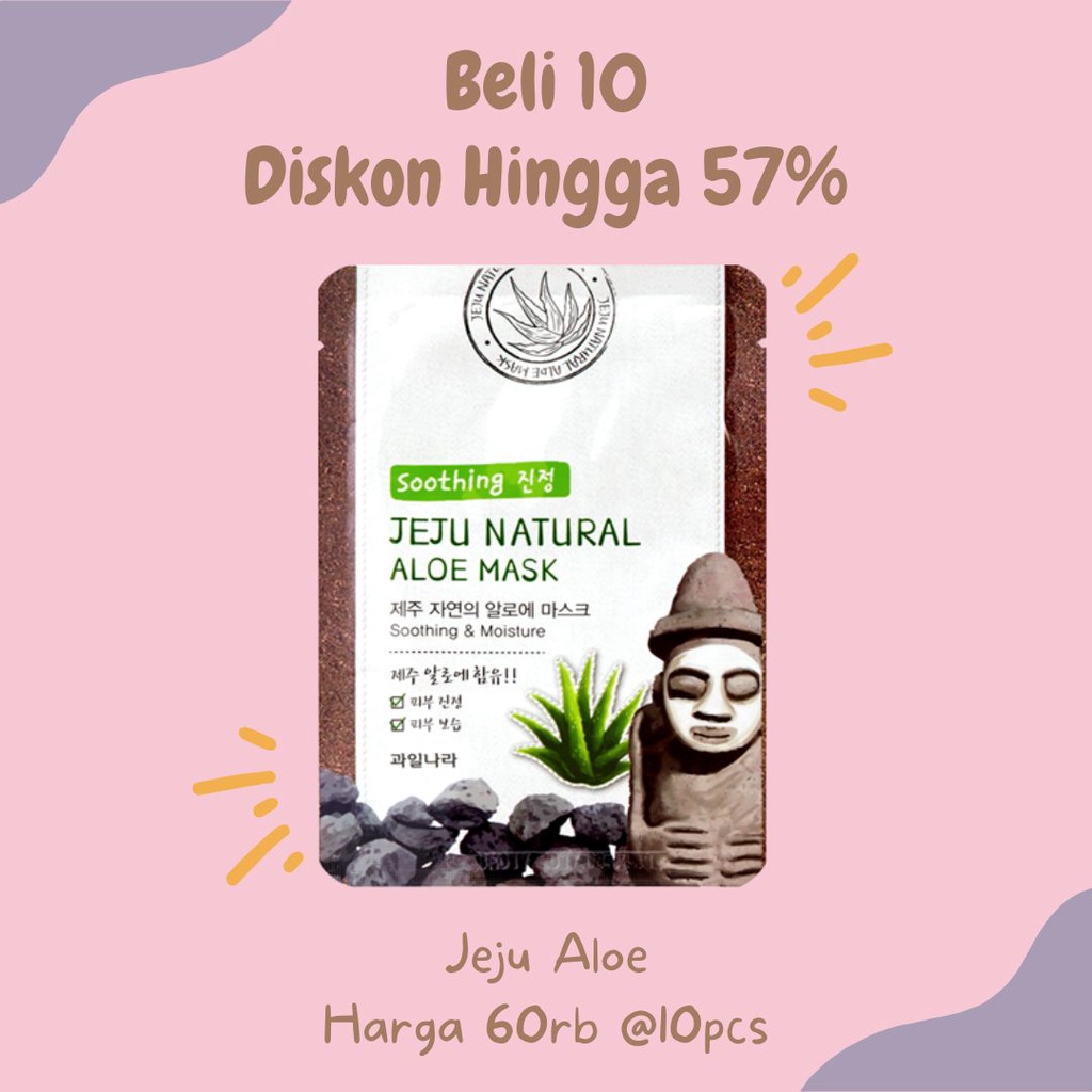 Jual Kwailnara - Jeju Natural Sheet Mask Korea Original ber BPOM made ...