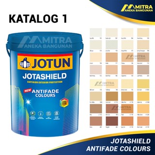Jual CAT TEMBOK EKSTERIOR LUAR JOTUN JOTASHIELD ANTIFADE COLOURS 2,5 LITER KATALOG 1 / WARNA ...
