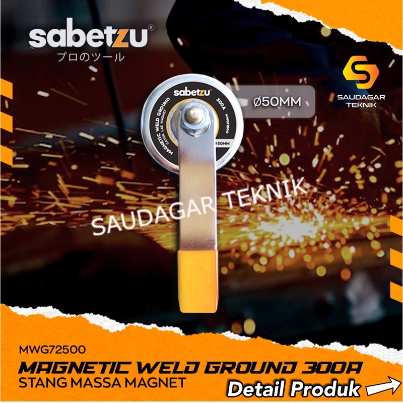 Jual Tang Massa Magnet Sabetzu 300A Clamp Tang Las Magnet Magnetic ...