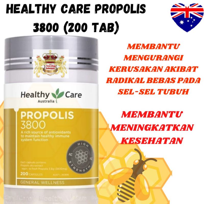 Jual Healthy Care Propolis 3800 200 Capsules | Shopee Indonesia