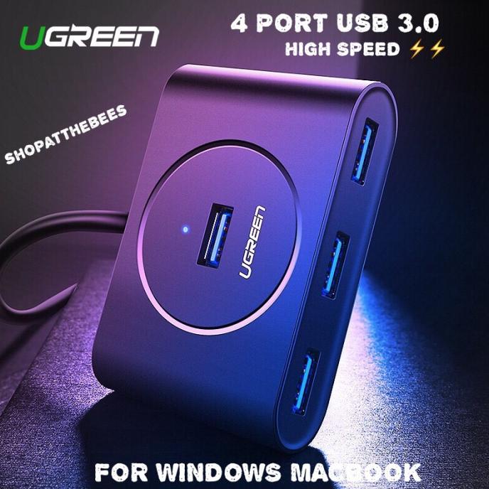 Jual UGREEN USB 4 PORT HUB USB 3.0 HIGH SPEED FOR WINDOWS MACBOOK ...