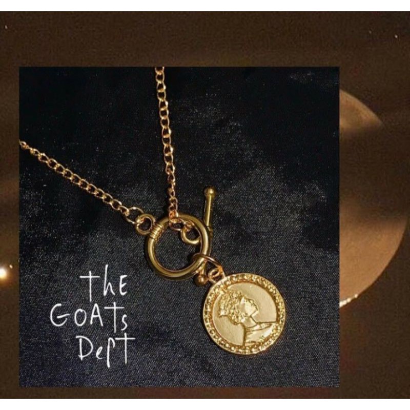 Jual The Goats Dept Agatha Coin Necklace / tgd210 kalung koin coin ...