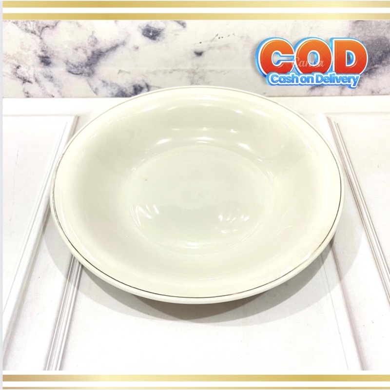 Jual 6pcs piring sop 7,5 piring ikan keramik batu cantik tahan panas ...