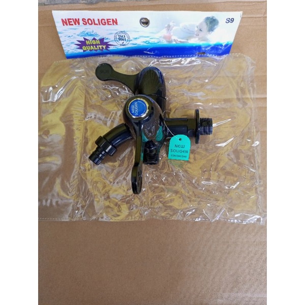 Jual Kran Cabang S9 Hitam | Soligen | Shopee Indonesia