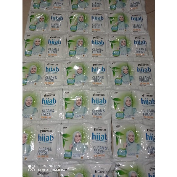 Jual Shampo Emeron Hijab Sachet, Emeron Hijab Shampoo Sachet 1 Renceng ...