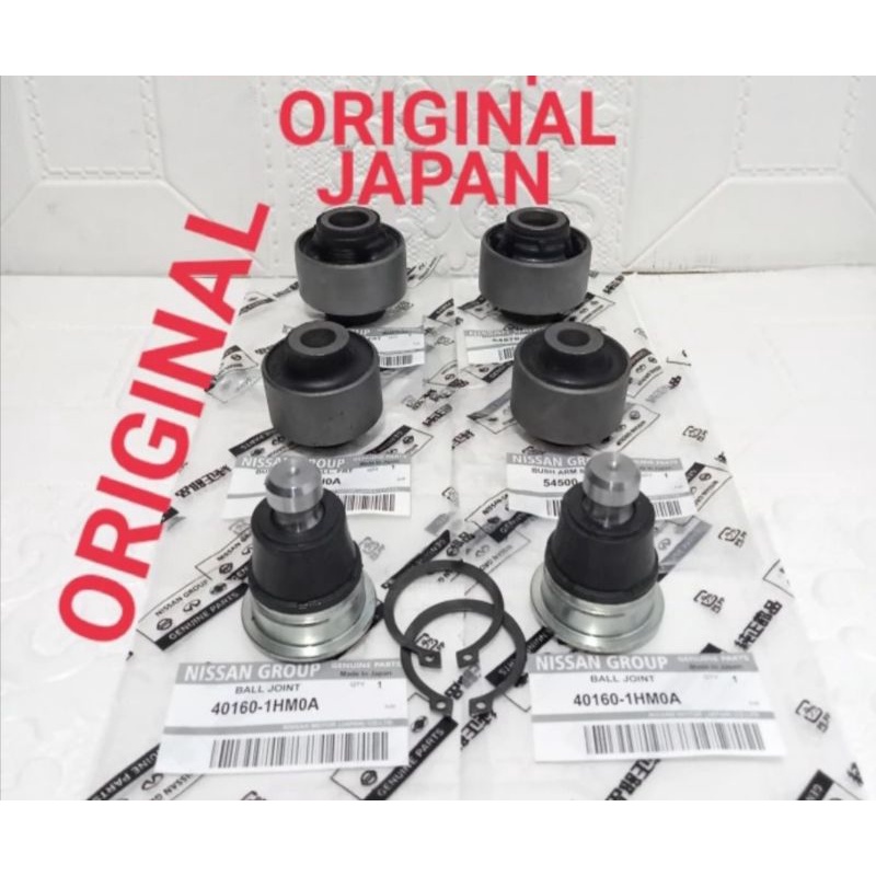Jual bushing lower arm besar kecil + ball joint nissan march datsun go ...