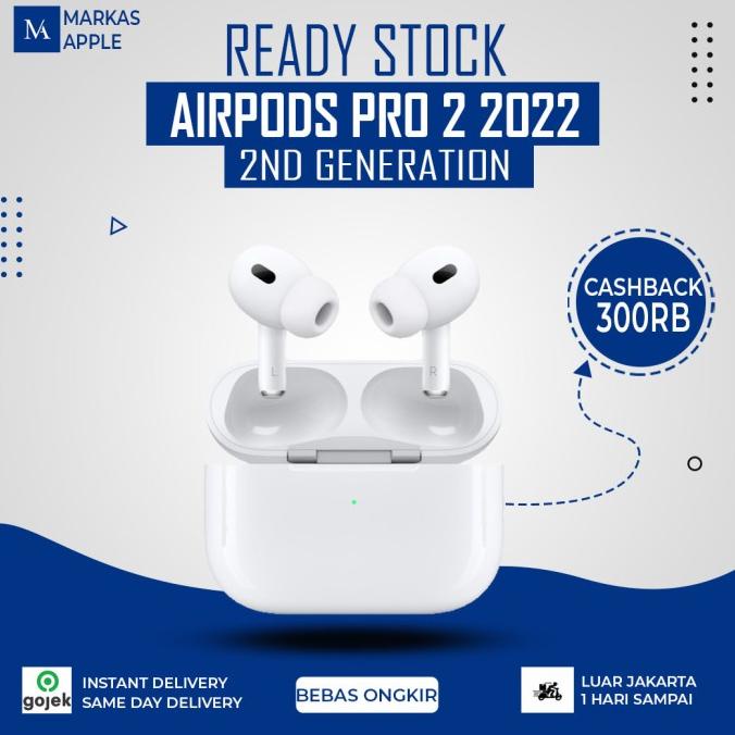 Jual Apple Airpods Pro 2022 Gen 2 With Magsafe Charging Garansi Resmi Mqd83 | Shopee Indonesia