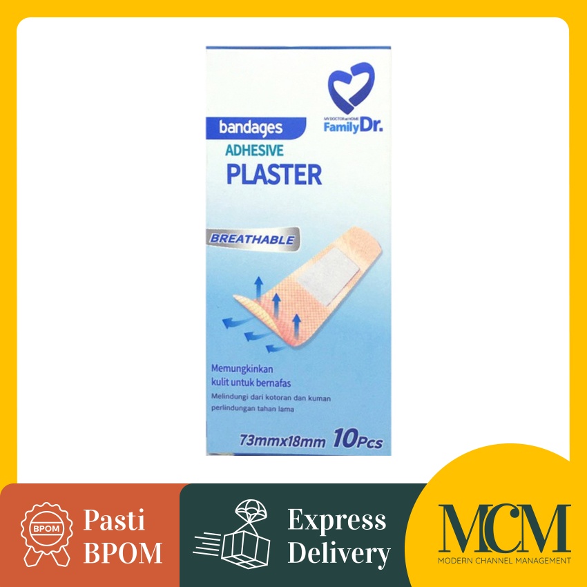 Jual Perban Luka - FamilyDr Bandage Adhesive Plaster - 10 Pcs | Shopee ...