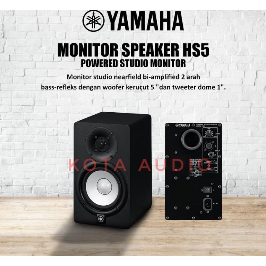 Jual Speaker Aktif Monitor Yamaha HS5/ HS 5 Original | Shopee Indonesia