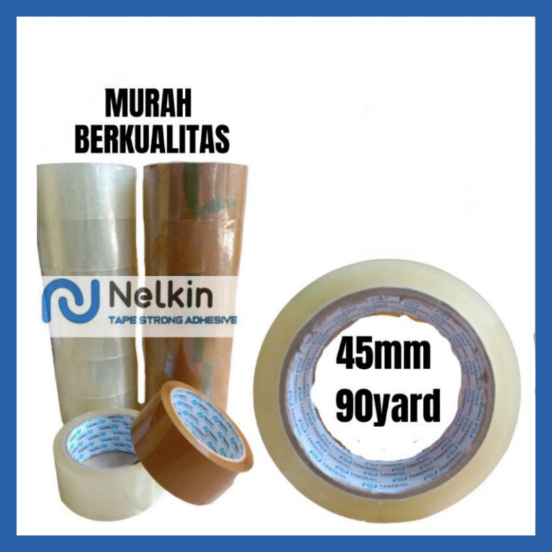 Jual LAKBAN NELKIN 45X90 YARD TEBAL DAN KUAT / LAKBAN / ISOLATIF ...