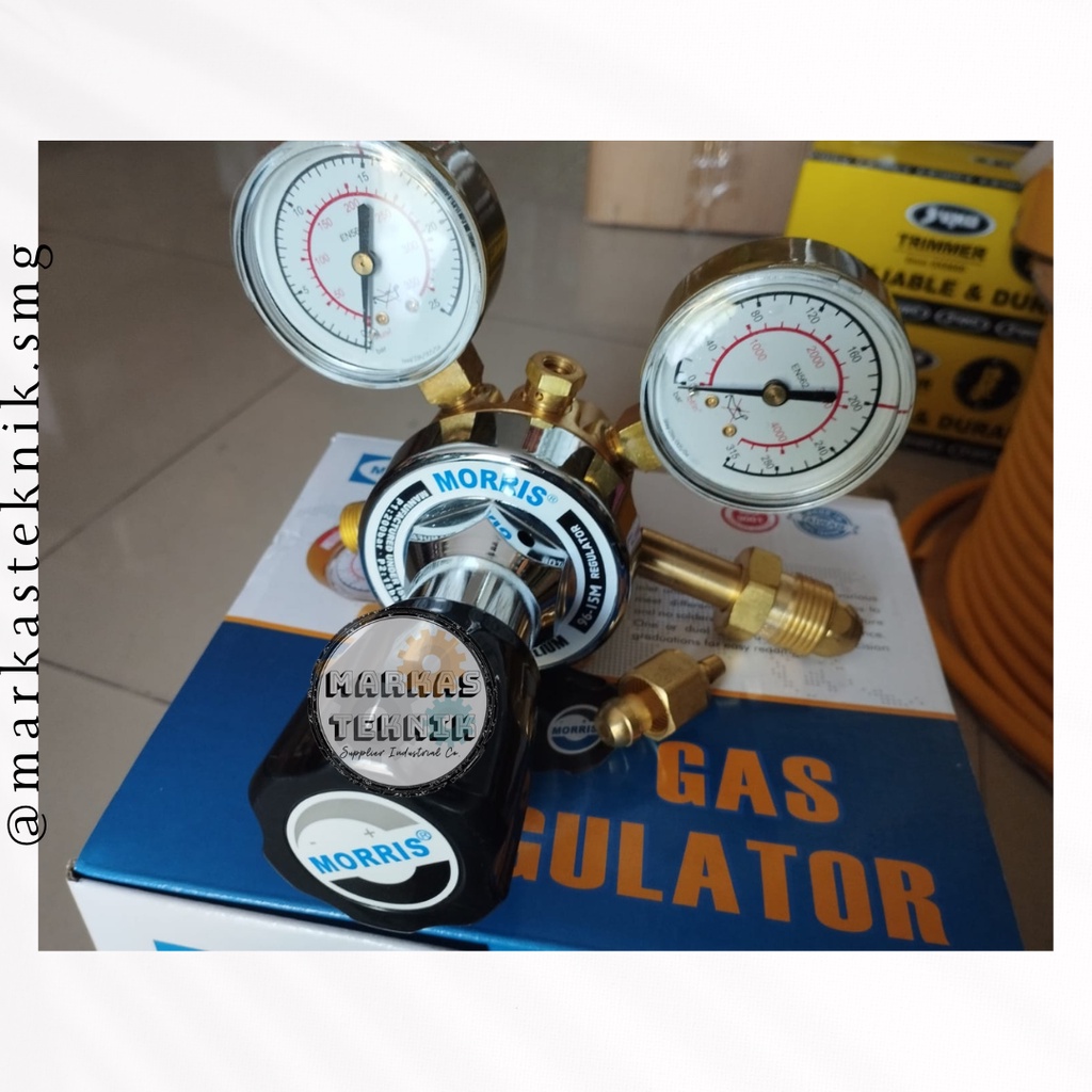 Jual MORRIS Regulator Helium 96A-15M / Gas Regulator & Flowgauge 96A ...