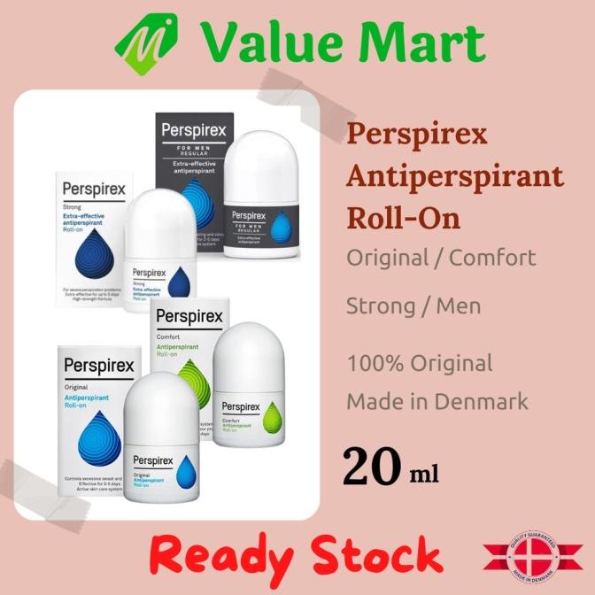 Jual Perspirex Antiperspirant Deodorant Original Comfort Roll On 20ml ...