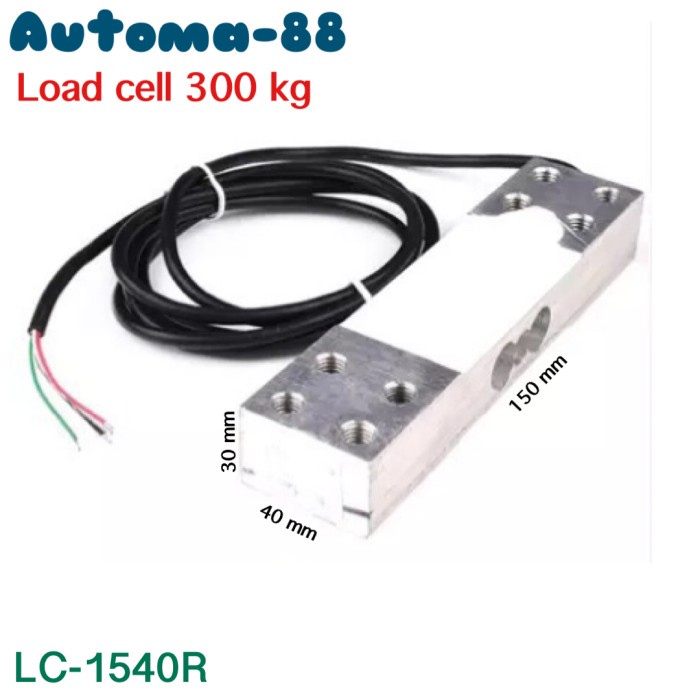 Jual Loadcell 300Kg Load Cell 300 Kg Sensor Timbangan 150 X 40 X 30 Mm ...