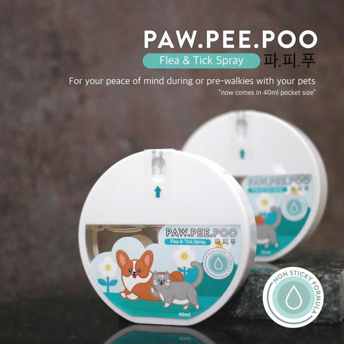 Jual Baru Semprotan Anti Kutu Paw Pee Poo Flea & Tick Spray Travel Size ...