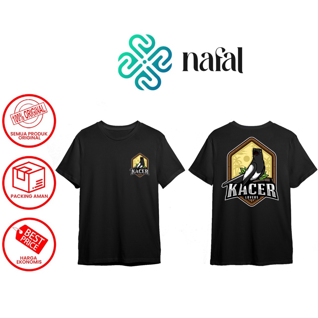 Jual T-Shirt Nafal - Kaos Komunitas Kacer Lover - Kaus Distro Murah ...
