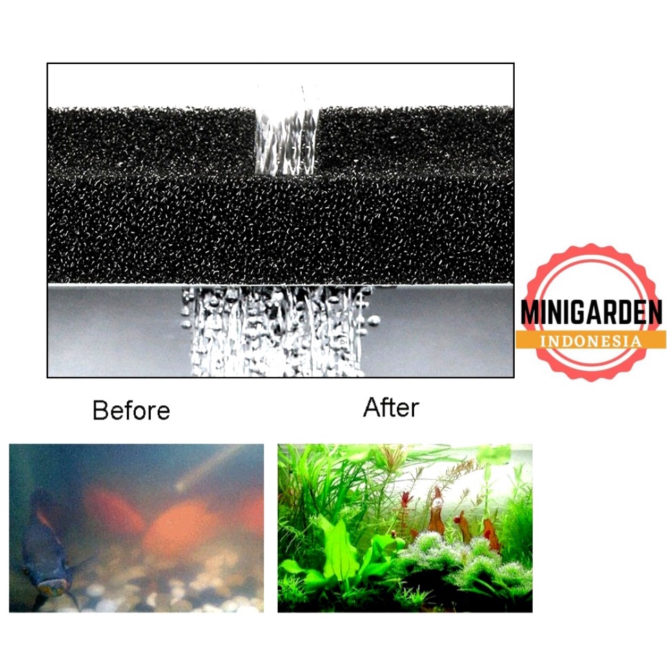 Jual BIOFOARM 100 X 50 CM busa media filter bioform biofill aquarium ...