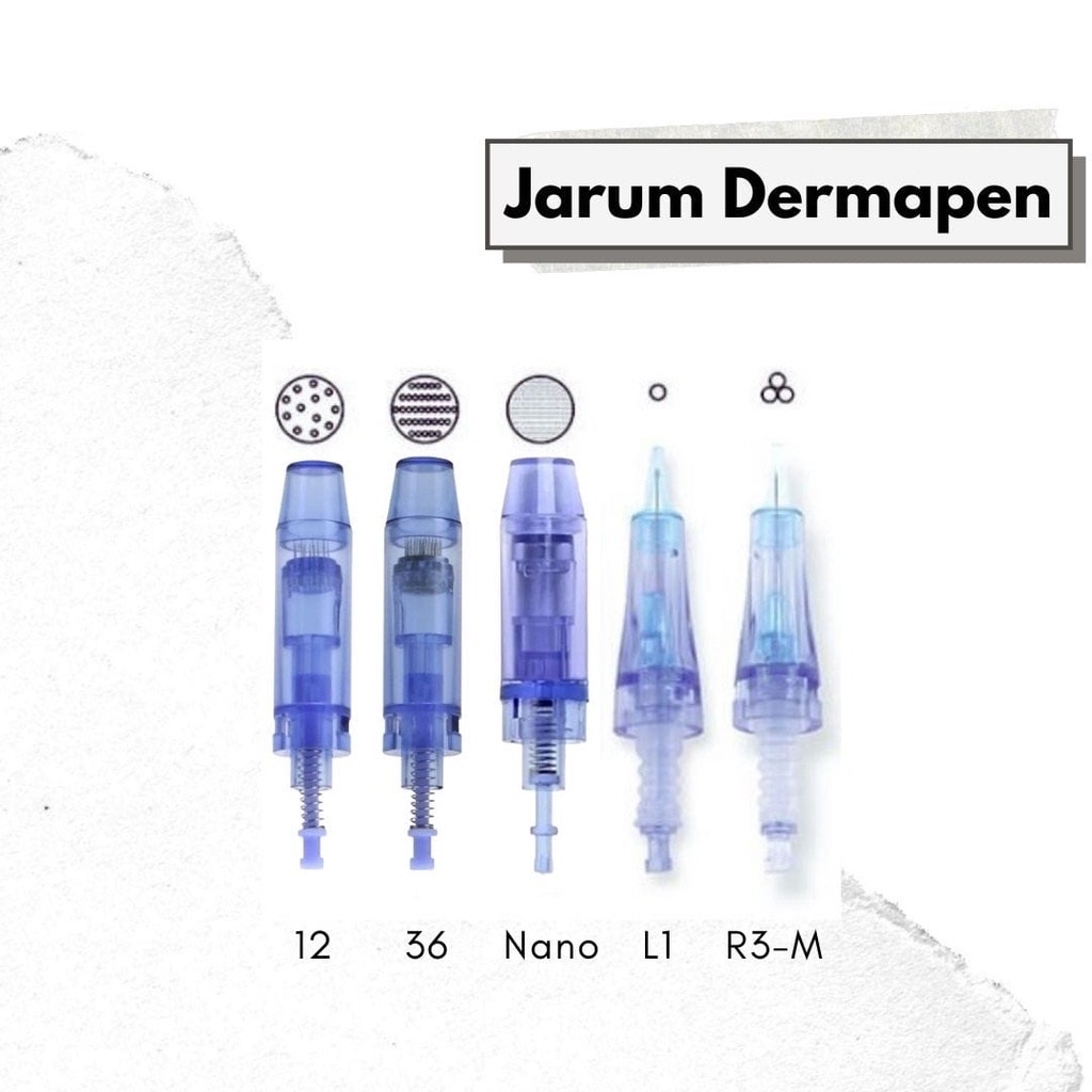 Jual Dermapen Needles Needle Jarum BB Glow Derma Dr Pen MYM Sulam Alis ...