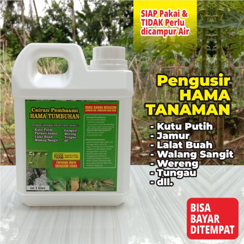 Jual [bogorfarm] OBAT HAMA TANAMAN DAUN 1 Liter (ISI ULANG SIAP PAKAI ...