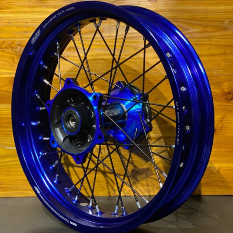 Jual Velg Supermoto WR155 Full SCARLET - 17 300 350 | Shopee Indonesia