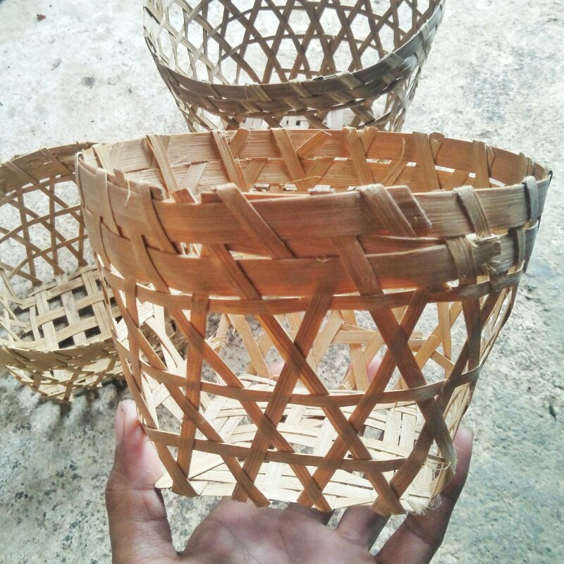 Jual Keranjang Anyaman Babu Murah Serbaguna Untuk Tempat Wadah Oleh ...