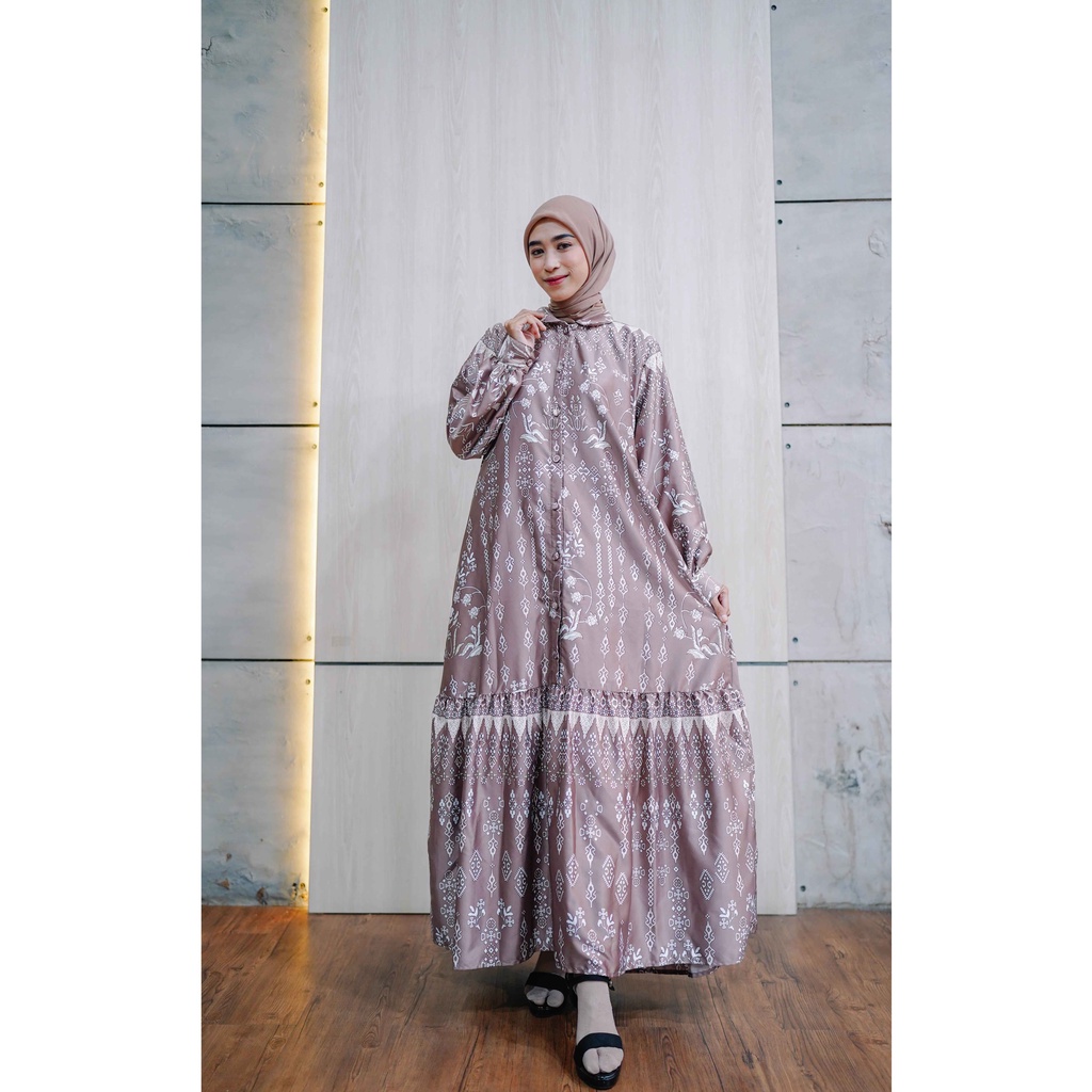 Jual Warna Warni Brand Sarimbit Keluarga KIRAN maxi gamis dan kemeja ...