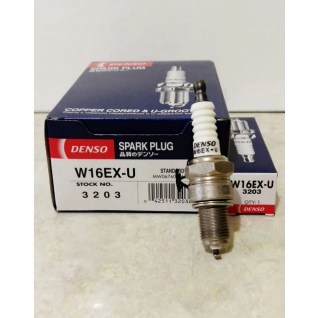 Jual Busi Spark Plug Denso W16EX-U TOYOTA STARLET KIJANG 5K 7K SUZUKI ...