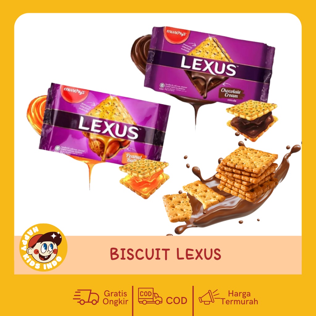 Jual LEXUS BISKUIT ISI 10 PCS - MUNCHYS LEXUS - BISKUIT VARIAN RASA ...
