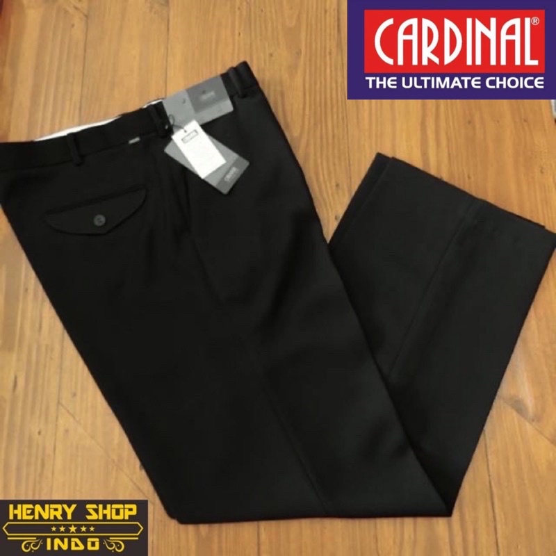 Jual Celana Cardinal Formal Hitam Original / Celana Panjang Bahan Kerja ...