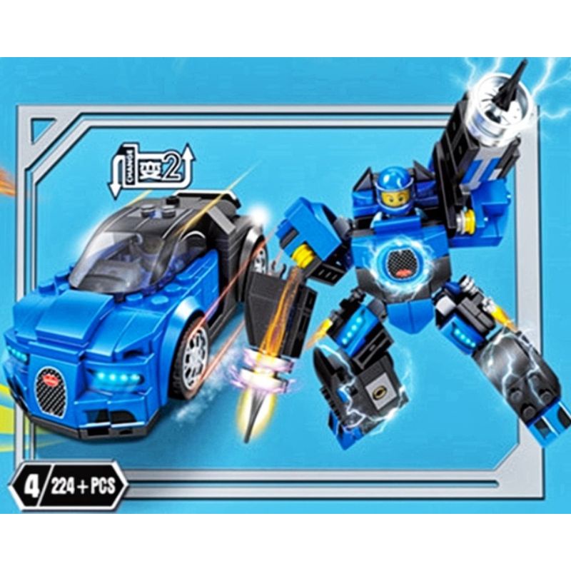 Jual Mainan lego mobil robot car transformers LWCK60028-4 kendaraan ...