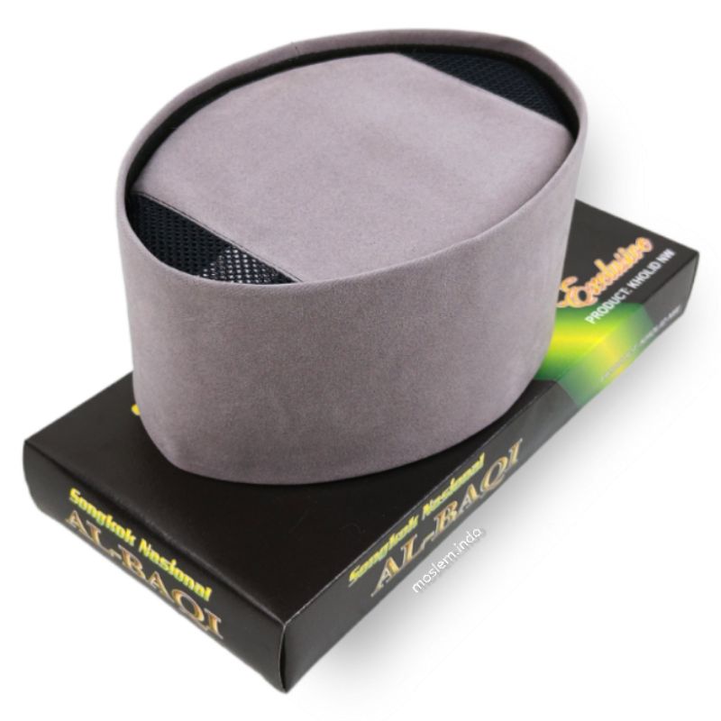 Jual Peci Kofyah Songkok Polos Warna Grey / abu | Shopee Indonesia