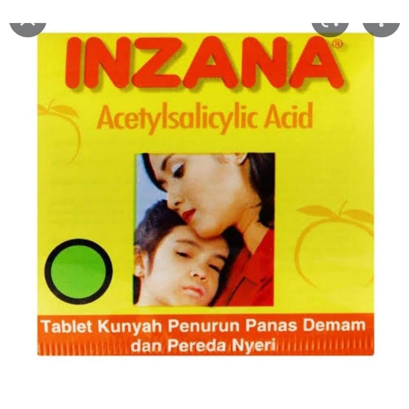 Jual inzana tablet strip / obat panas anak | Shopee Indonesia