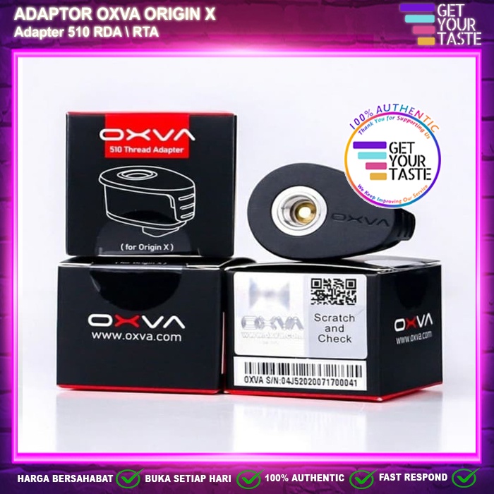 Jual Adaptor 510 for OXVA Origin X Authentic Adapter RDA RTA | Shopee ...