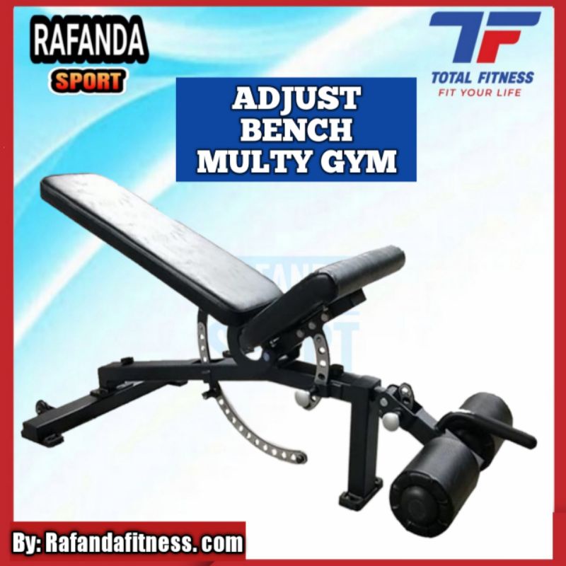 Jual Alat Olahraga Adjust Bench Multy Gym Produk Total Fitness | Shopee ...