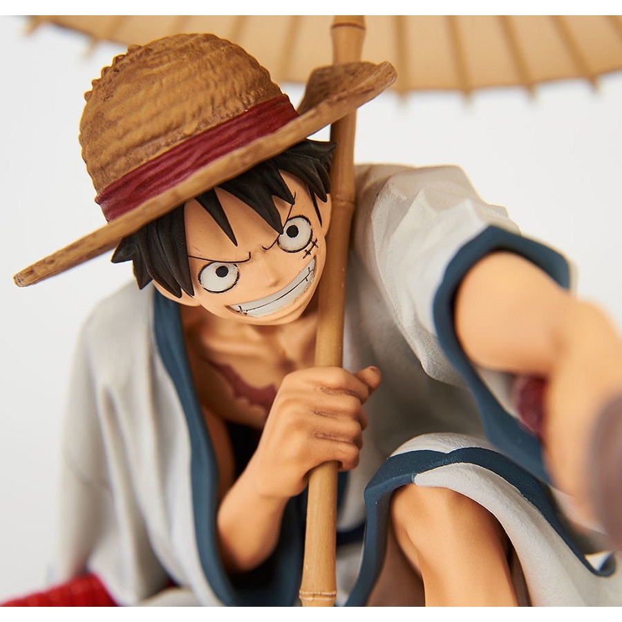 Jual One Piece Monkey D Luffy Action Figure Umbrella Wano Island ...